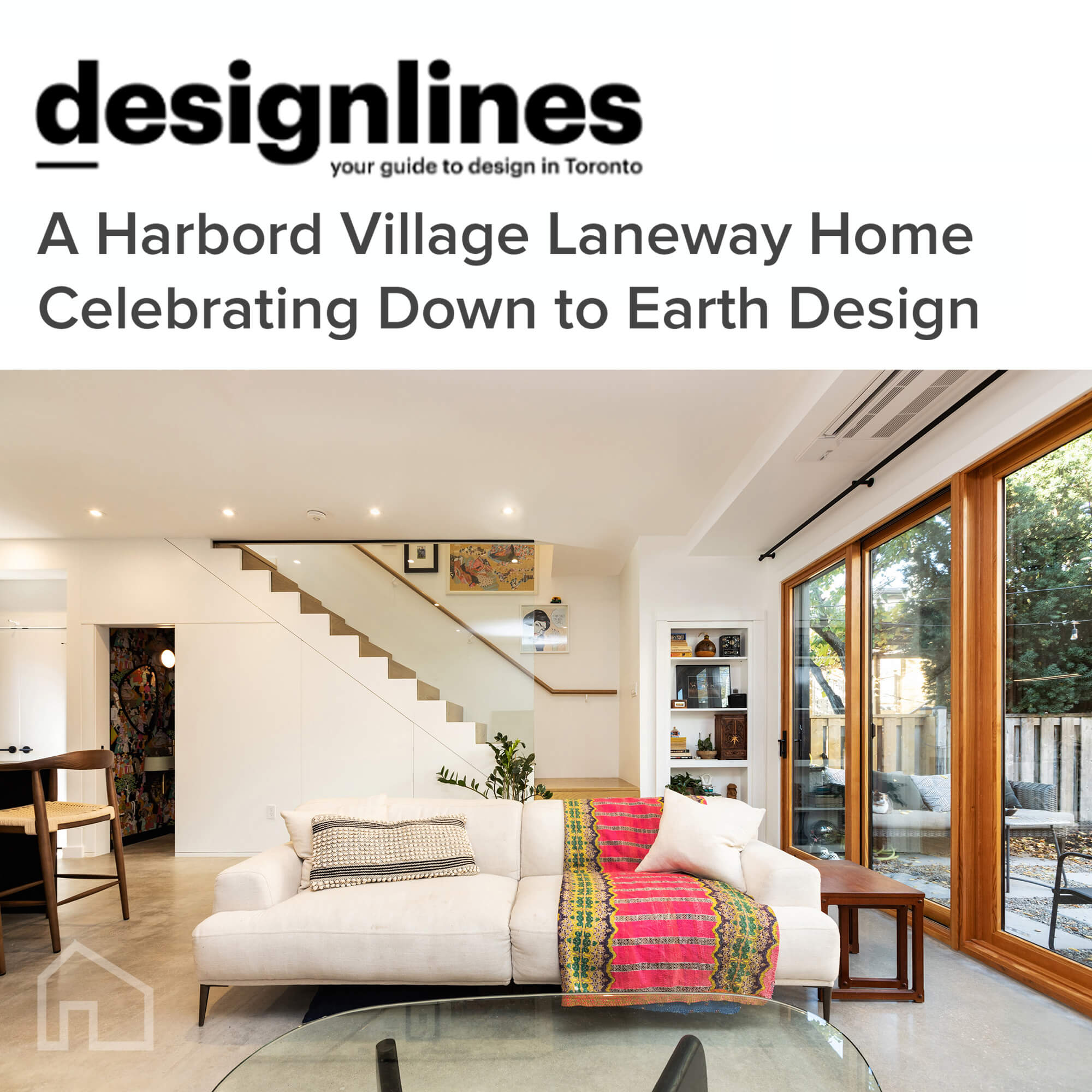 Designlines: A Harbord Village Laneway Home Celebrating Down To Earth Design - Lanescape
