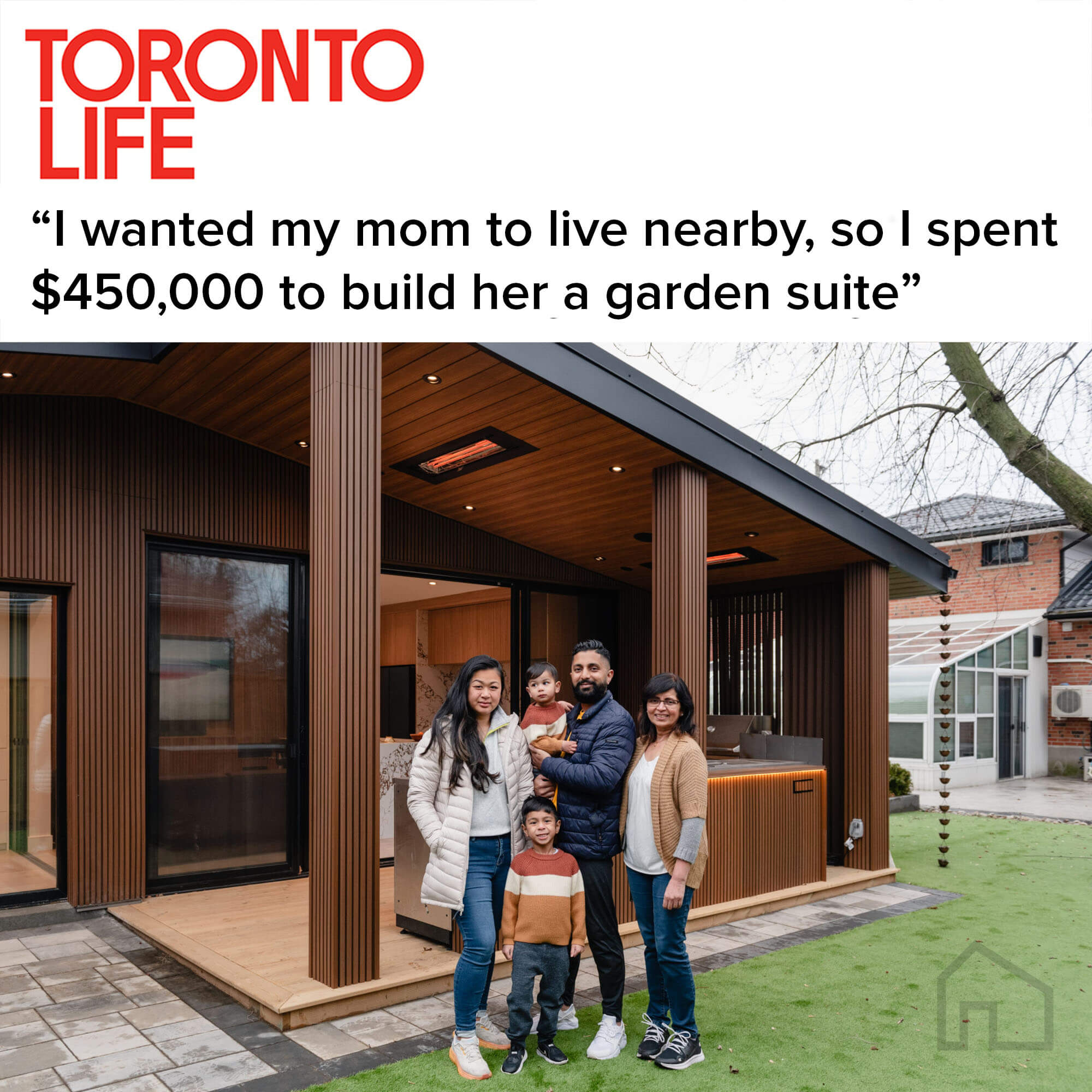 “I wanted my mom to live nearby, so I spent $450,000 to build her a ...